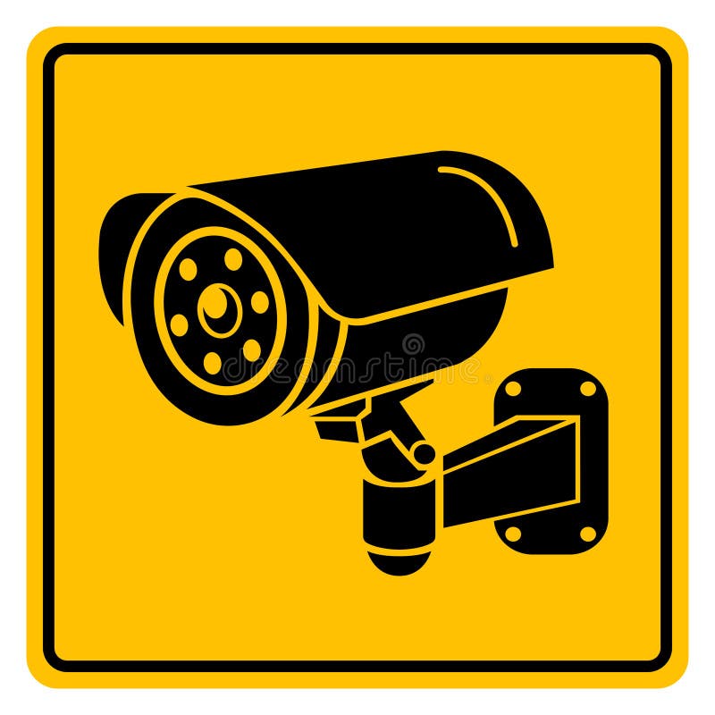 CCTV Symbol Sign, Vector Illustration, Isolate on White Background ...