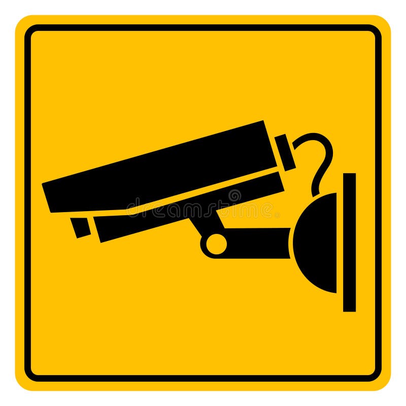 CCTV Symbol Sign, Vector Illustration, Isolate on White Background ...