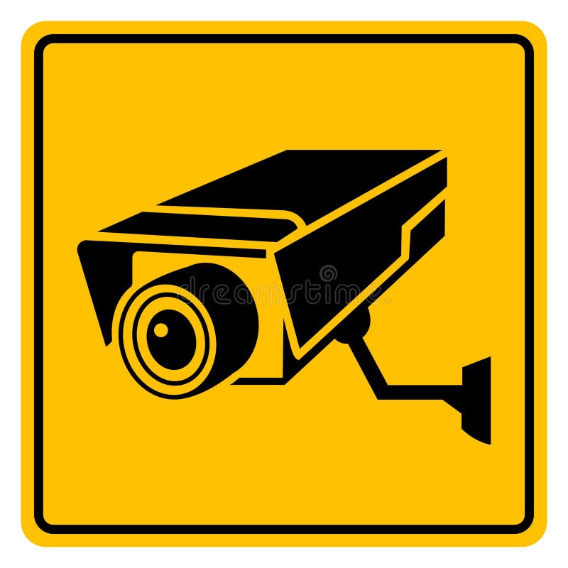 CCTV Symbol Sign, Vector Illustration, Isolate on White Background ...