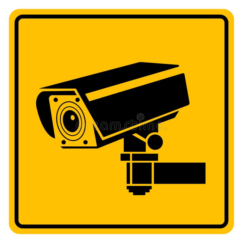 CCTV Symbol Sign, Vector Illustration, Isolate on White Background ...