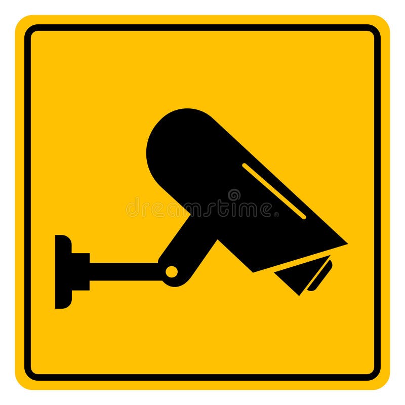 CCTV Symbol Sign, Vector Illustration, Isolate on White Background ...