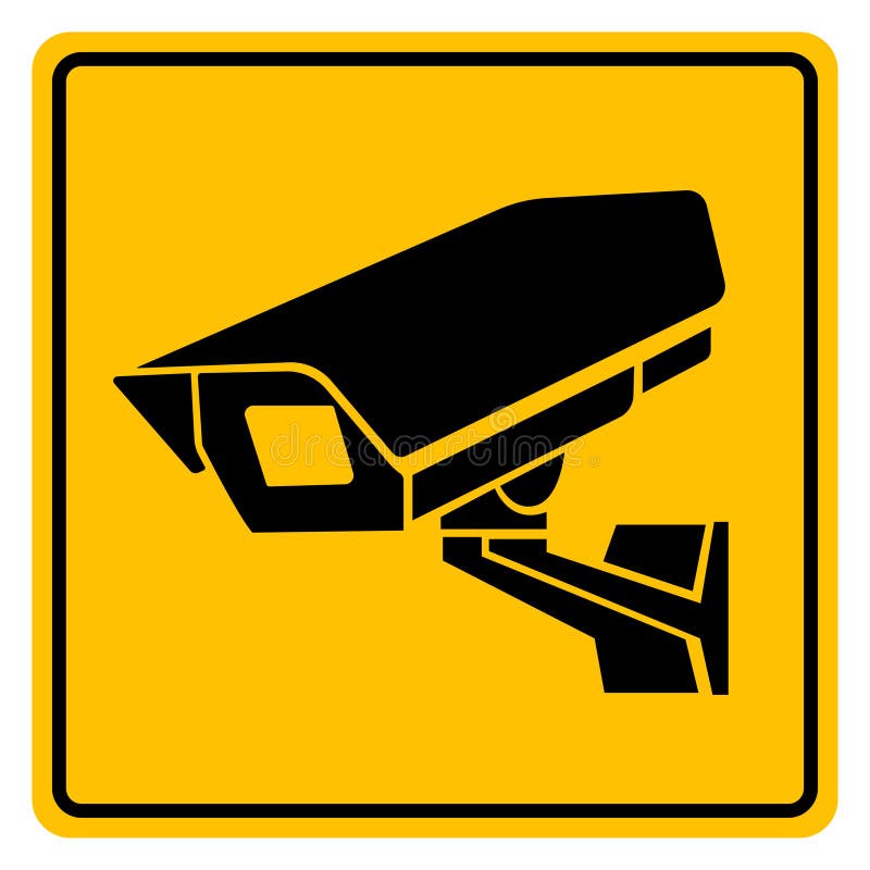 CCTV Symbol Sign, Vector Illustration, Isolate on White Background ...