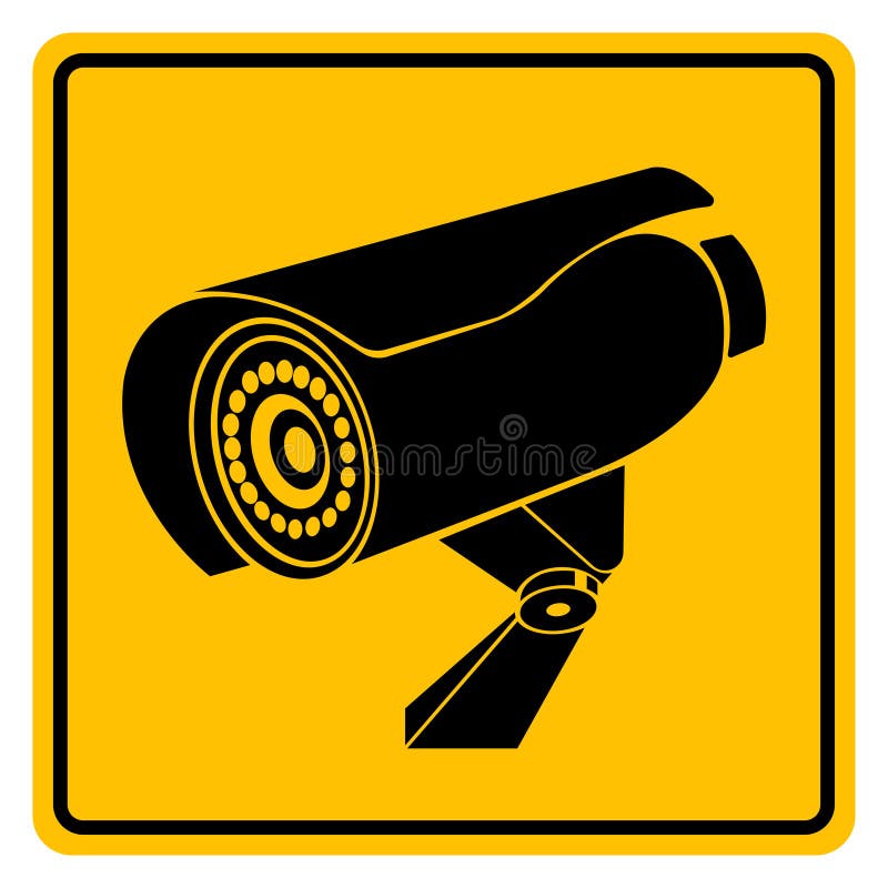 CCTV Symbol Sign, Vector Illustration, Isolate on White Background ...