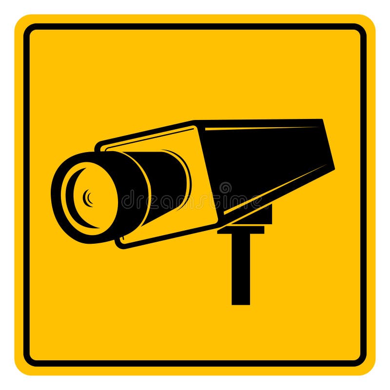 CCTV Symbol Sign, Vector Illustration, Isolate on White Background ...