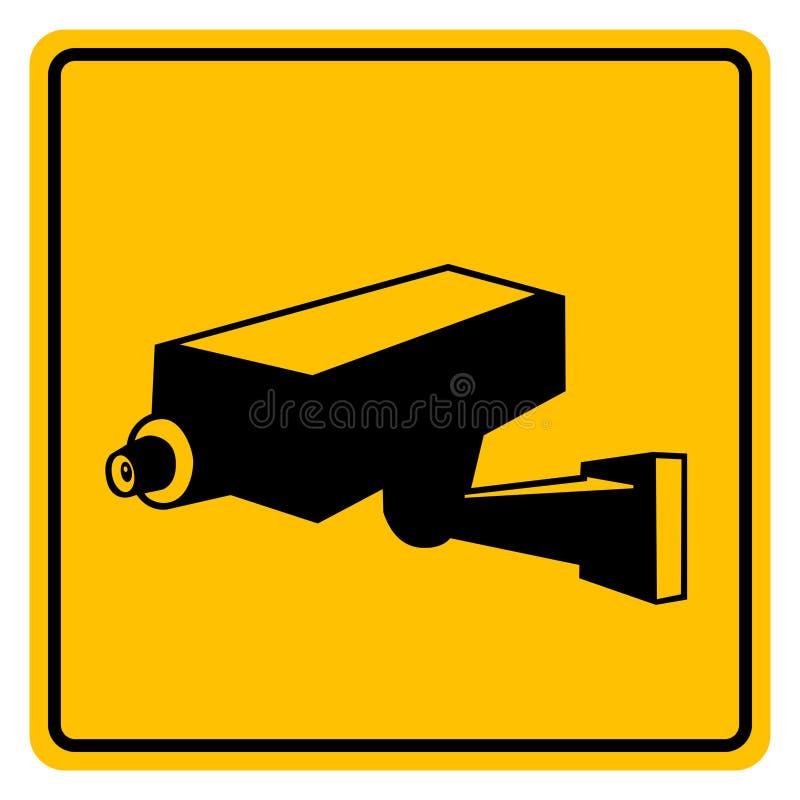 CCTV Symbol Sign, Vector Illustration, Isolate on White Background ...