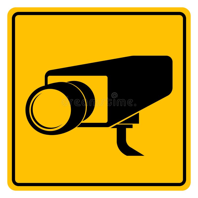 No CCTV Symbol Sign, Vector Illustration, Isolate on White Background ...