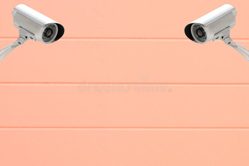 CCTV System Security or Security Camera Monitoring in the Bedroom Stock ...