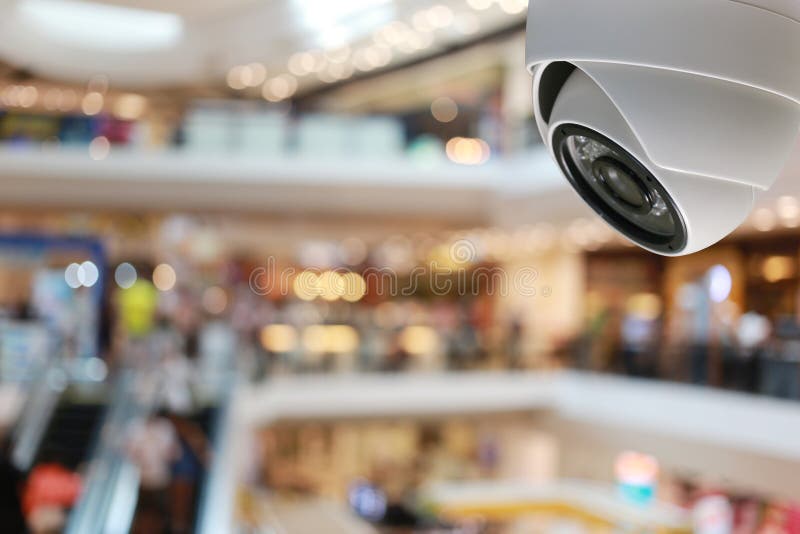 CCTV Tool in Shopping Mall Equipment for Security Systems Stock Image ...