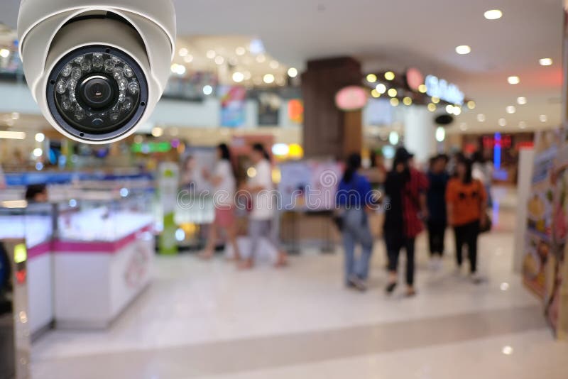 CCTV Tool in Shopping Mall Equipment for Security Systems Stock Image ...