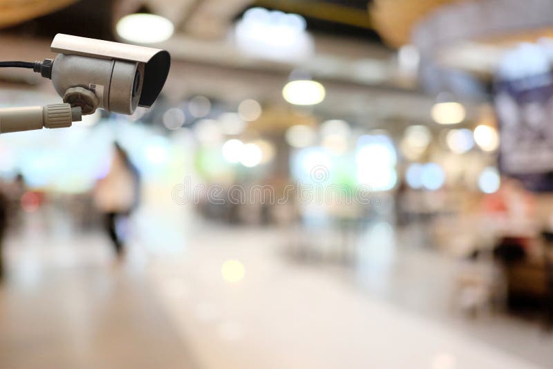 CCTV Tool in Shopping Mall Equipment for Security Systems Stock Image ...