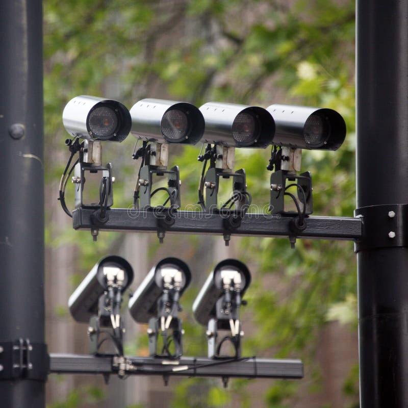 CCTV, Traffic Camera stock photo. Image of oversight - 26282038
