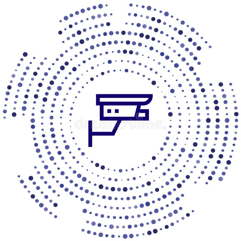 Cctv Vector Icon. Cctv Editable Stroke. Cctv Linear Symbol for Use on ...