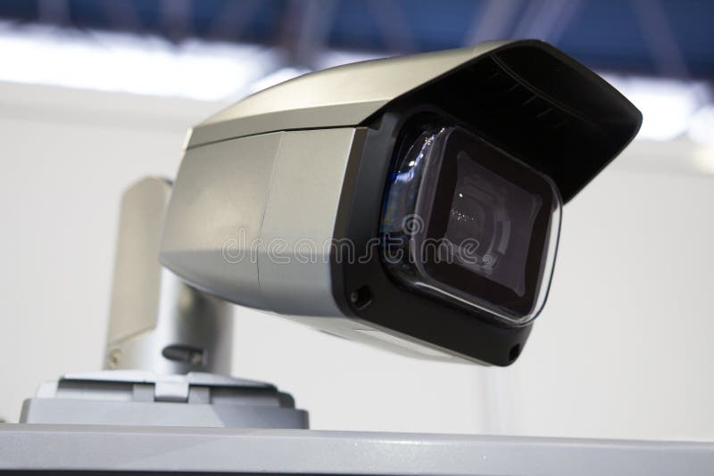 Cctv - Video Surveillance Camera with Robotic Control Stock Photo ...