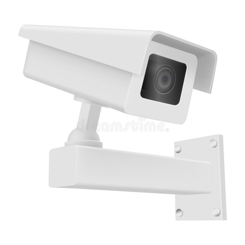 Security Surveillance Cam Monitoring System Realistic Banner Template ...