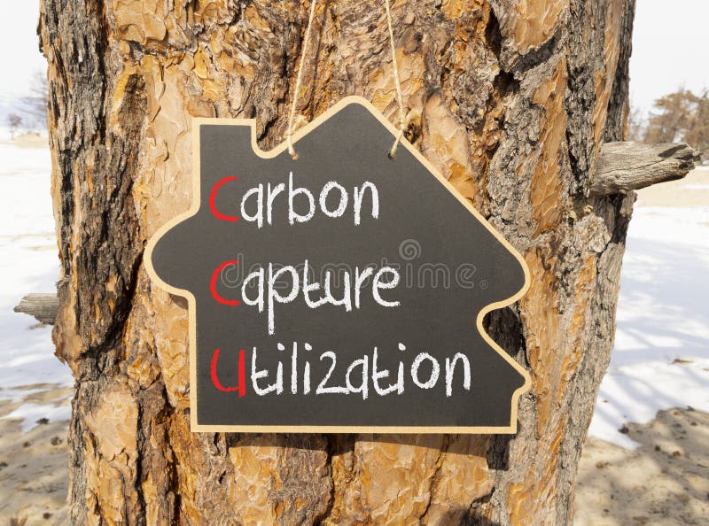 CCU Carbon Capture Utilization Symbol. Concept Words CCU Carbon Capture ...