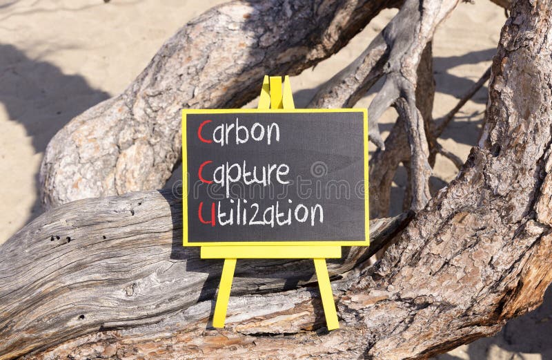 CCU Carbon Capture Utilization Symbol. Concept Words CCU Carbon Capture ...