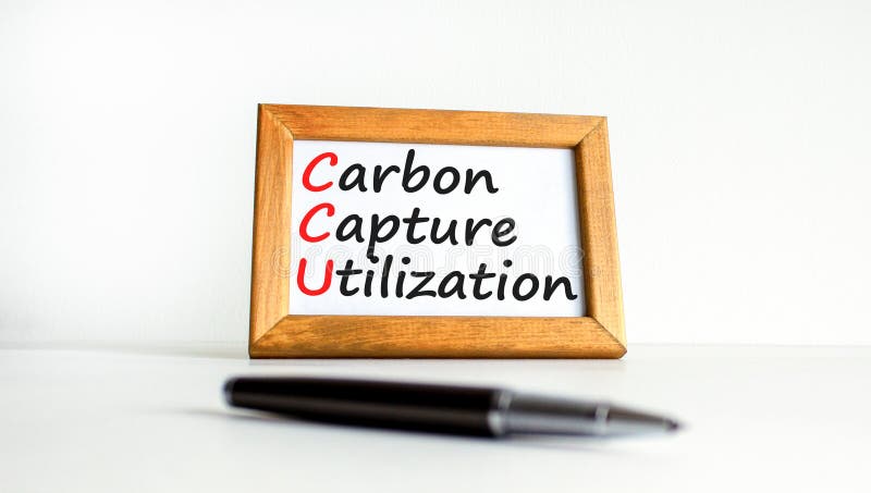 CCU Carbon Capture Utilization Symbol. Concept Words CCU Carbon Capture ...