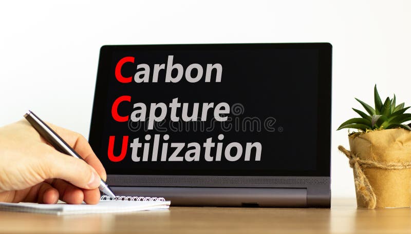 CCU Carbon Capture Utilization Symbol. Concept Words CCU Carbon Capture ...