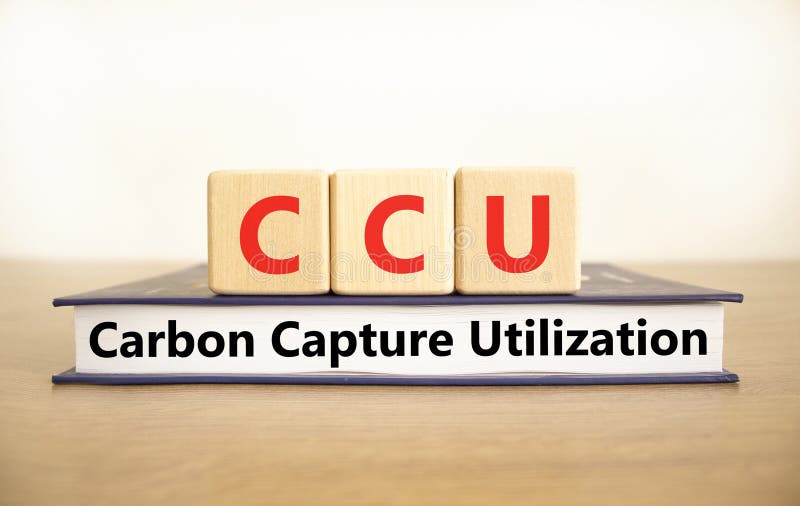 CCU Carbon Capture Utilization Symbol. Concept Words CCU Carbon Capture ...