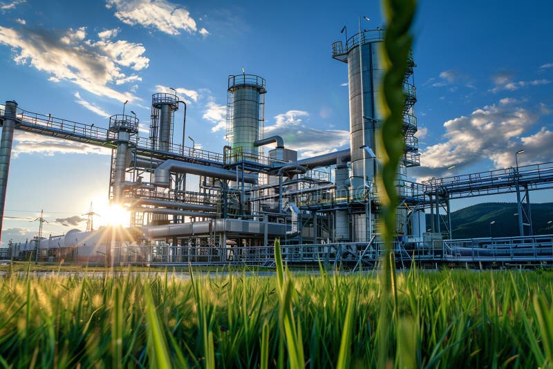 CCUS Showcasing the Process of Capturing Carbon Dioxide Emissions from ...