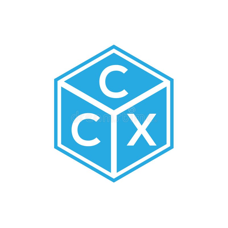 CCX Letter Logo Design on Black Background. CCX Creative Initials ...