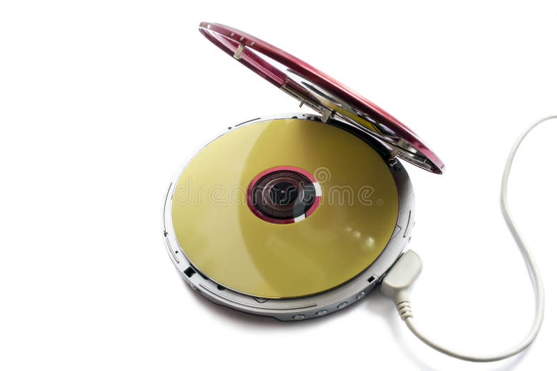 CD audio player stock image. Image of portable, cover - 32489485