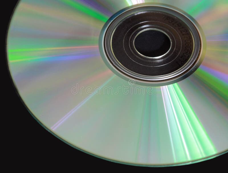 CD on black table stock image. Image of information, reflection - 35086117