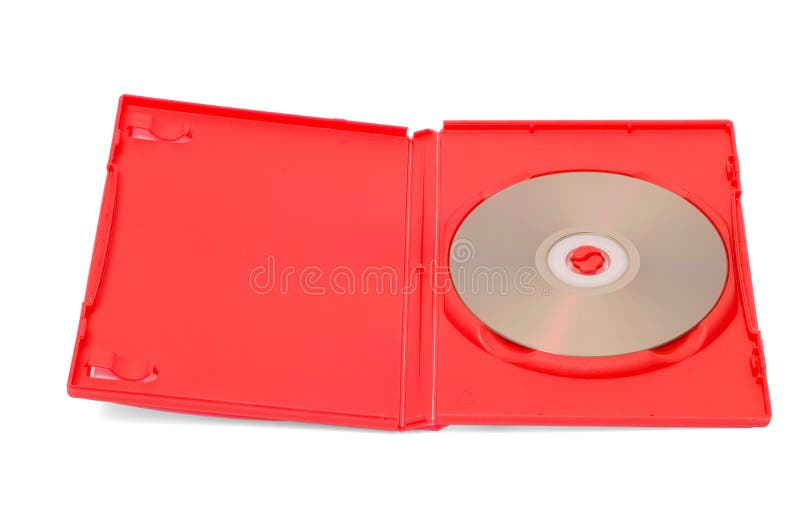 CD in box stock image. Image of plastic, open, compact - 5789365