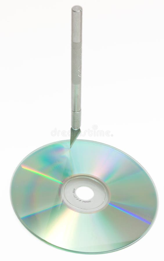 CD carving or etching stock photo. Image of compact, precise - 17748222