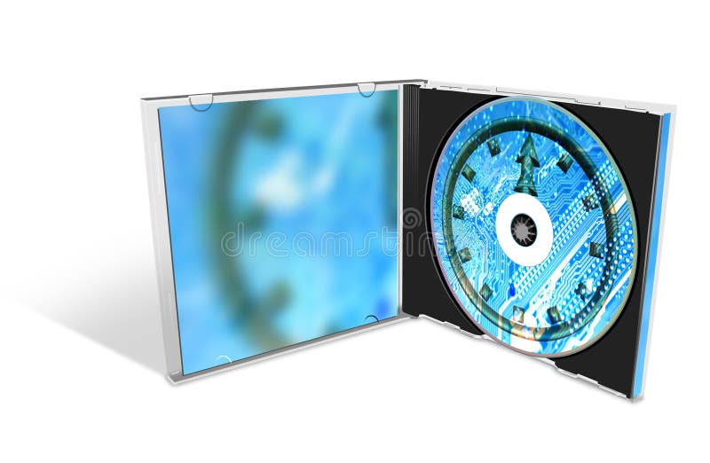 CD Cover Design Template stock vector. Illustration of connect - 18986464