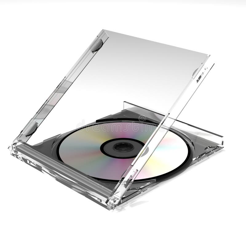 Plain CD pack stock photo. Image of container, medium - 5793956