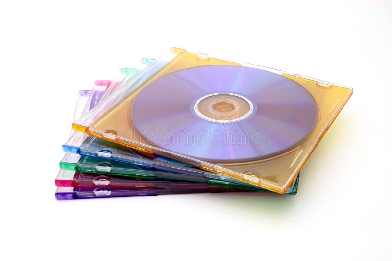 Cd cases stock image. Image of square, colored, objects - 4873391