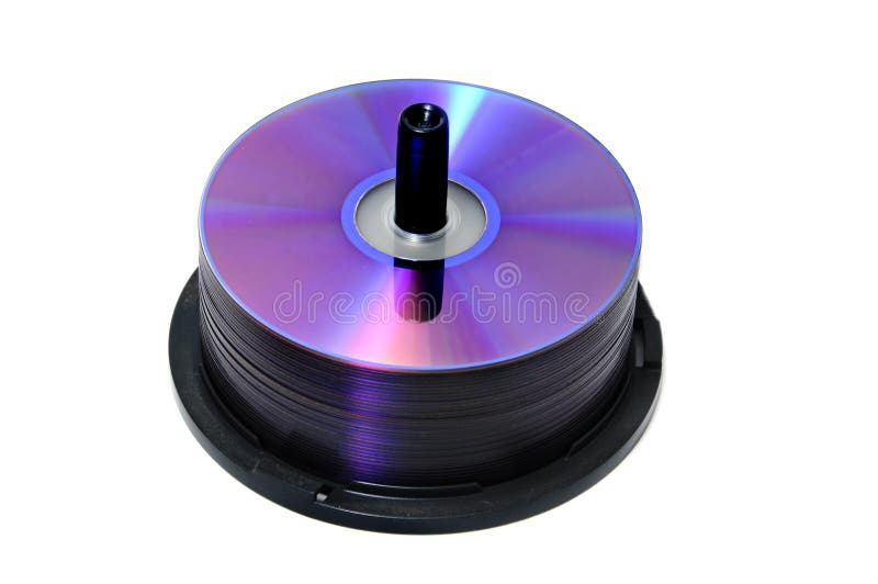 DVD disc stack stock image. Image of circle, color, object - 29268959