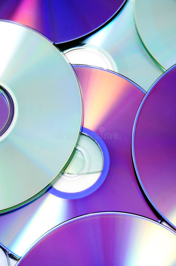CD, CD-ROM e DVD fotografia stock. Immagine di dispositivo - 14358402