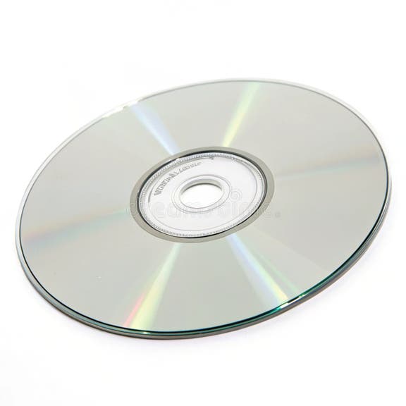 CD Compact Disc Isolated on White Background Stock Illustration ...
