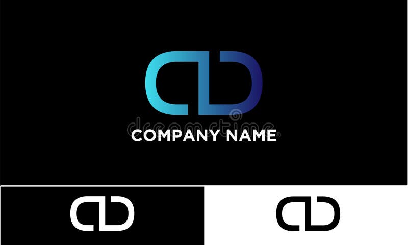 CD Company Logo or Loop Logo Stock Vector - Illustration of company ...