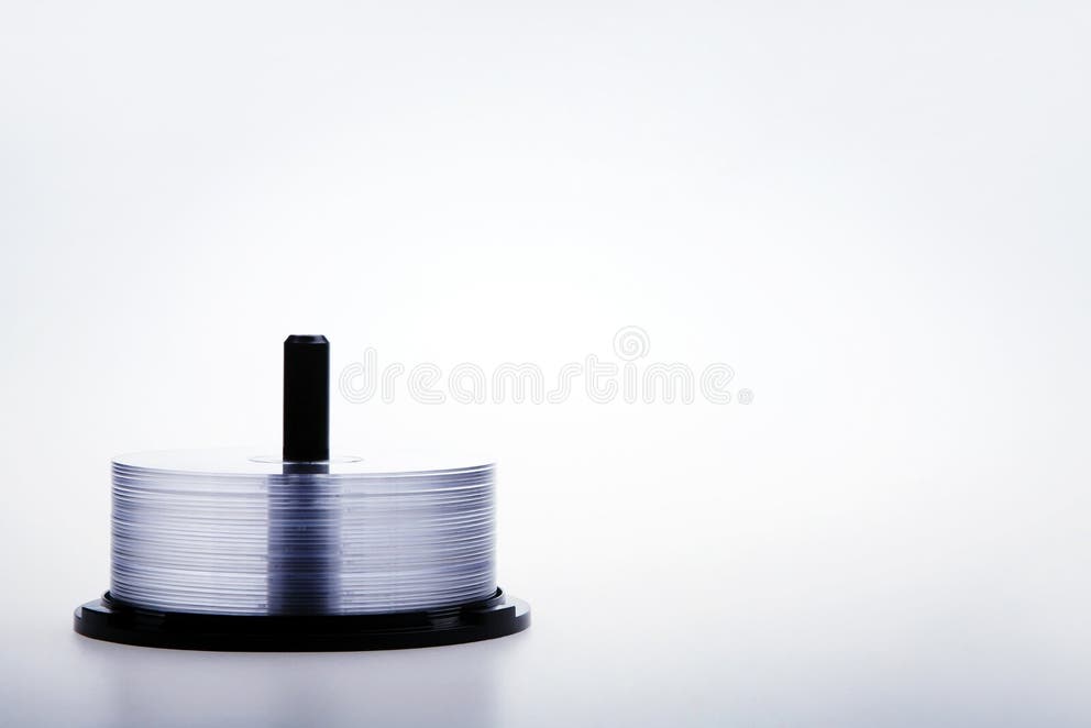 A CD Container without the Cover Stock Image - Image of computing ...