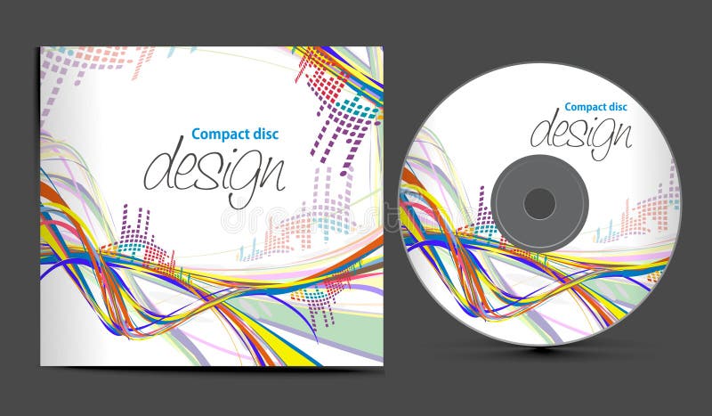 Cd cover design stock vector. Illustration of decoration - 15324480