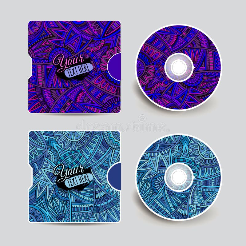 Vector CD cover design stock vector. Illustration of decor - 40691961