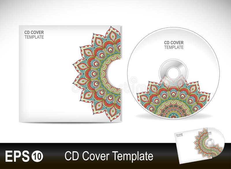 Cd Cover Design Template.Vector Illustration Stock Vector ...