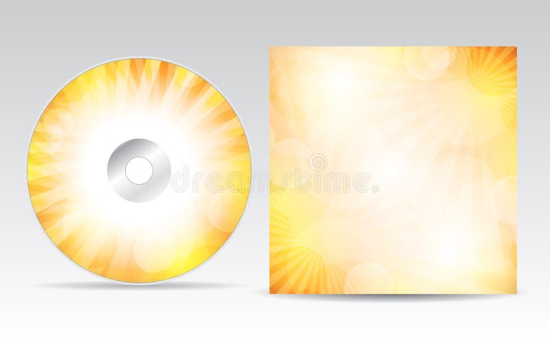 Cd cover design stock vector. Illustration of music, disk - 15324730