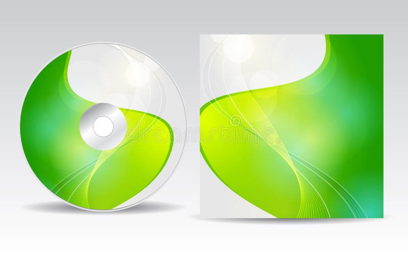 CD cover design stock vector. Illustration of disk, pattern - 21120983