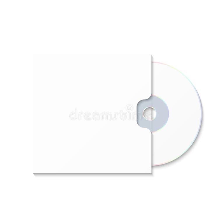 CD Cover Template DWD. Box for CD-R. Stock Vector - Illustration of ...