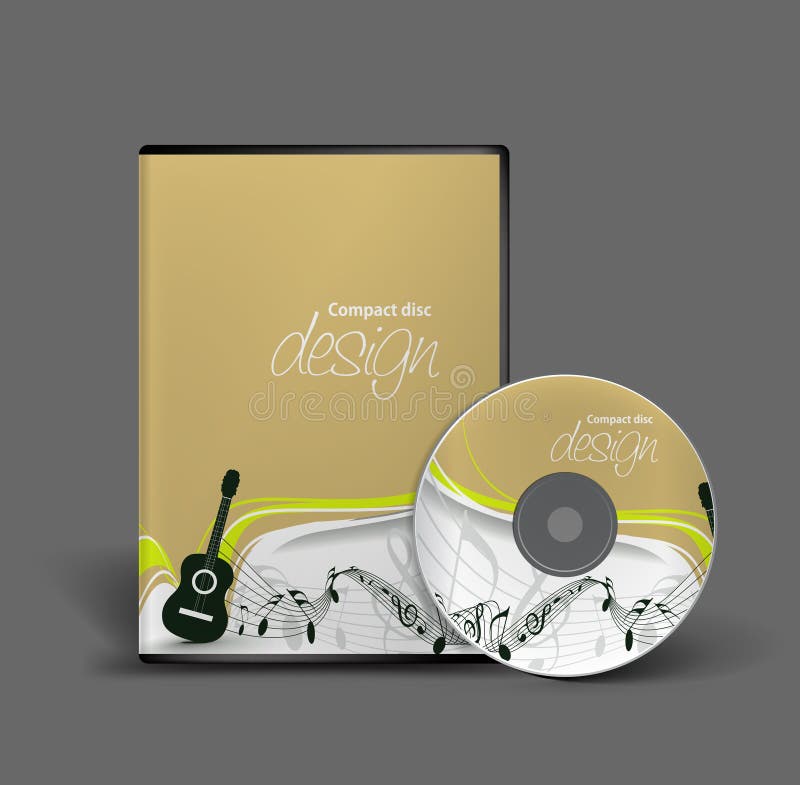 Cd cover template stock vector. Illustration of data - 45377811