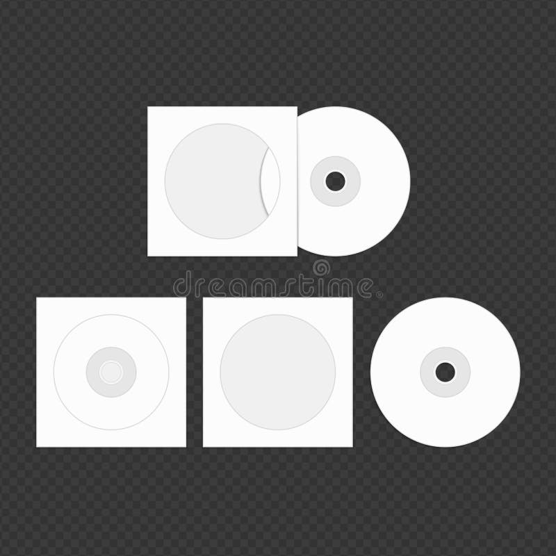 Blank Cd Transparent Background Stock Illustrations – 164 Blank Cd ...