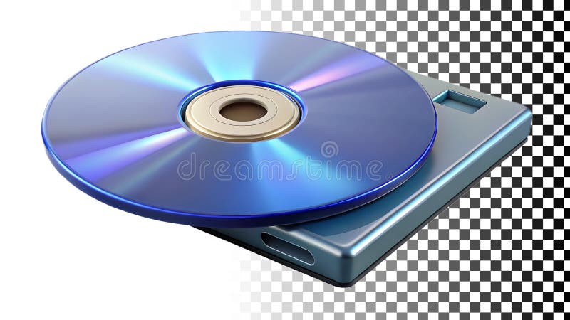 CD Disc and Case for Data Storage and Digital Media Png Transparent ...