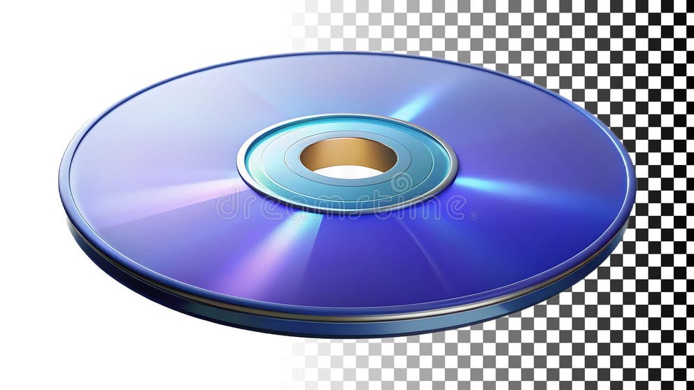CD Disc for Data Storage and Digital Media Png Transparent Image ...