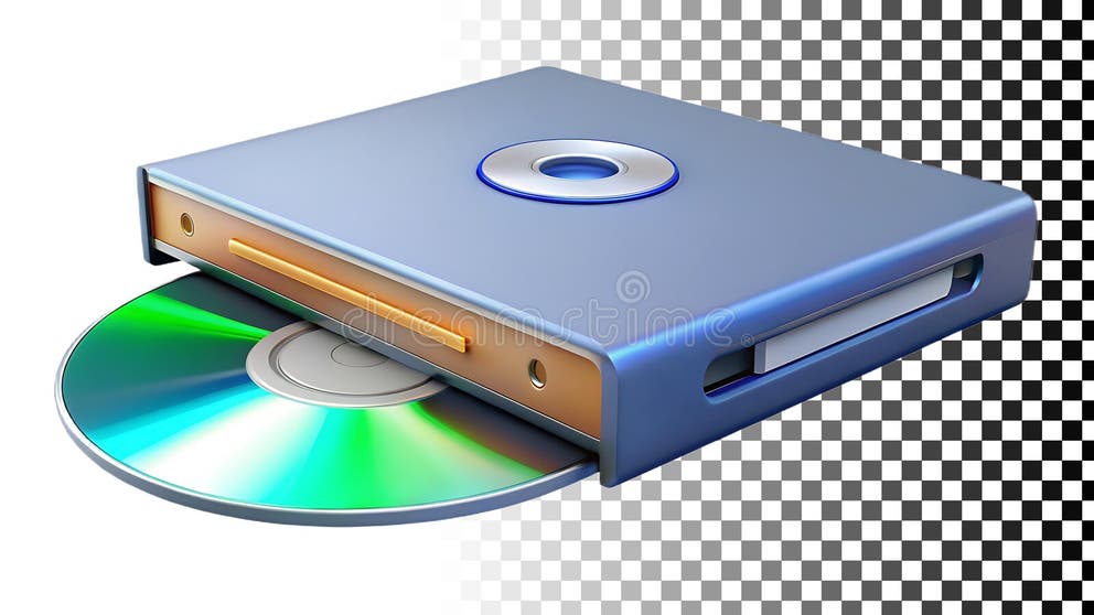 CD Disc for Data Storage and Digital Media Png Transparent Image ...