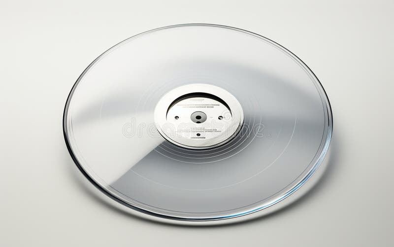 CD Disc with Transparent Backdrop Stock Illustration - Illustration of ...