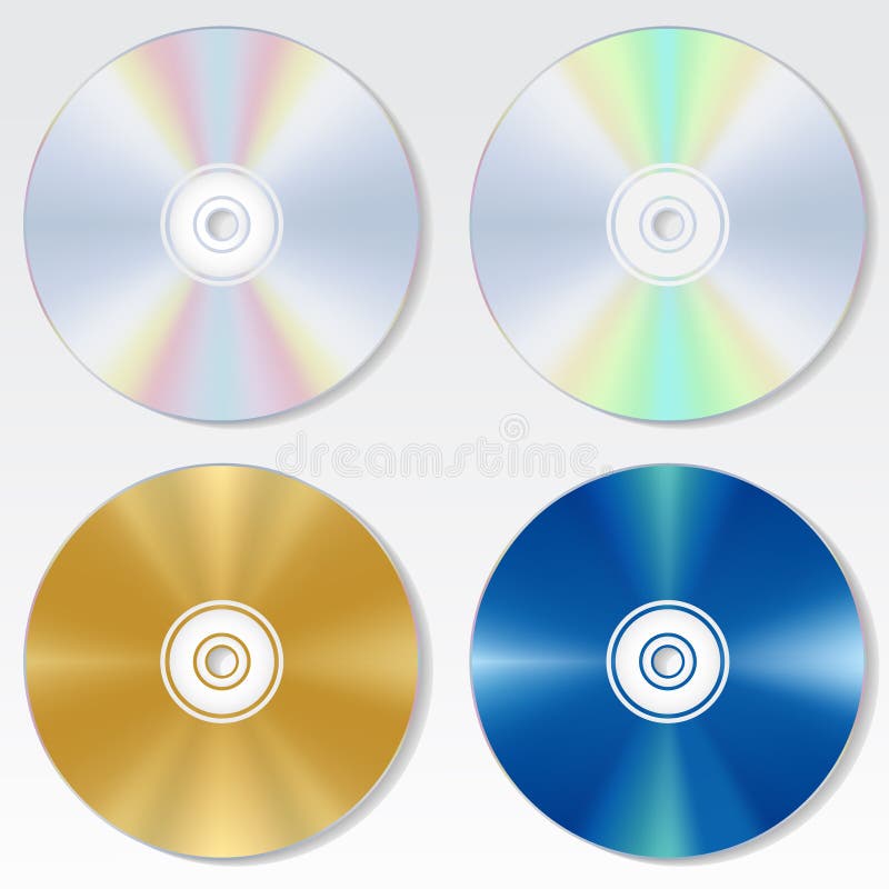 DVD CD disc stock vector. Illustration of full, data - 16531577